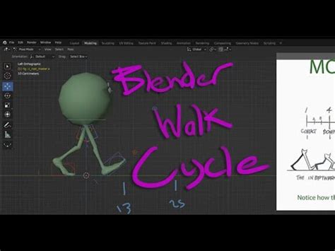 Blender Walk Cycle - YouTube