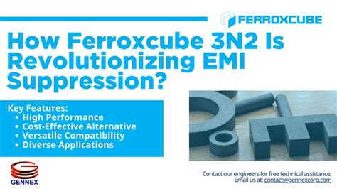 Cyrene I On Linkedin Introducing Ferroxcube 3n2 A Breakthrough In Emi Suppression