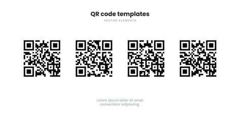 Qr Code Template Vector Art Icons And Graphics For Free Download