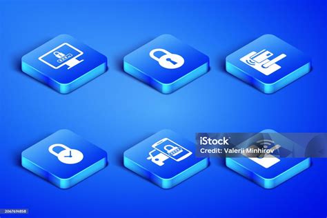 무선으로 디지털 도어록 모니터 비밀번호 스마트 자동차 보안 시스템 자물쇠 시계 자물쇠 및 아이콘을 설정합니다 벡터 0명에 대한 스톡 벡터 아트 및 기타 이미지 Istock