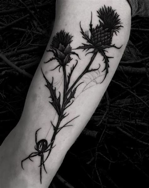100 Thistle Tattoo Designs With Meaning Art And Design