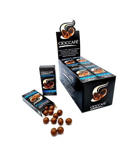 Cioccafè CAPPUCCINO MILK Chicchi di caffè al Cioccolato Al Latte 25g