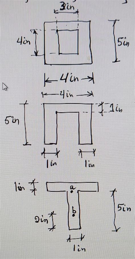 Solved Determine The Centroidal Axis Location And Area