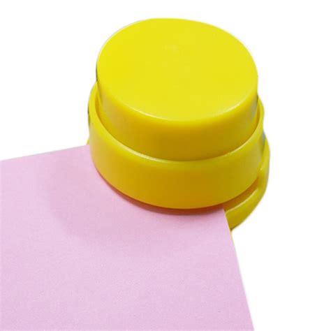 Office Staple Stapleless Stapler Paper Binding Bin Vicedeal