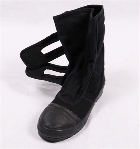 Japanese Ninja Safety Work Shos Nobuoka Tabi Boots High Cut Black