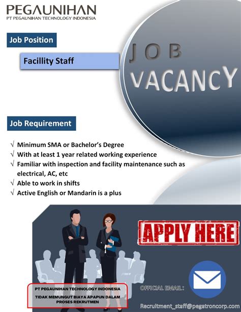 Charwin On Linkedin Loker Recruitment Facility Batam Pt Pegaunihan