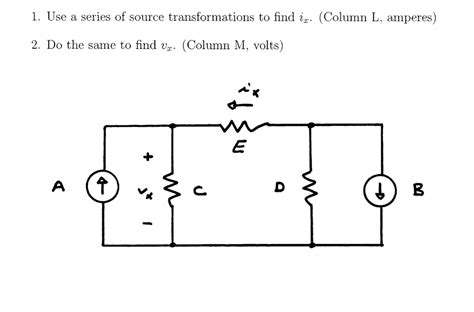 Solved Use A Series Of Source Transformations To Find Ix