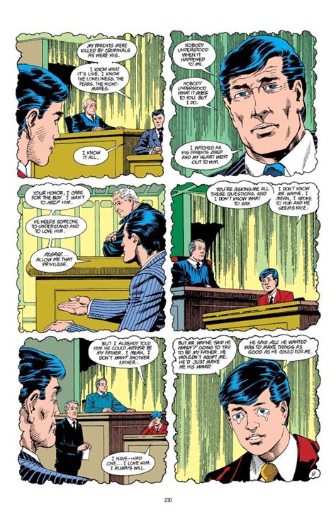 [comic Excerpt] Why Bruce Wayne Didnt Adopt Dick Grayson Batman 439 R Robin