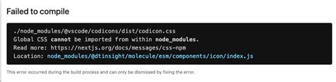 Bug Global Css Cannot Be Imported From Within Nodemodules · Issue