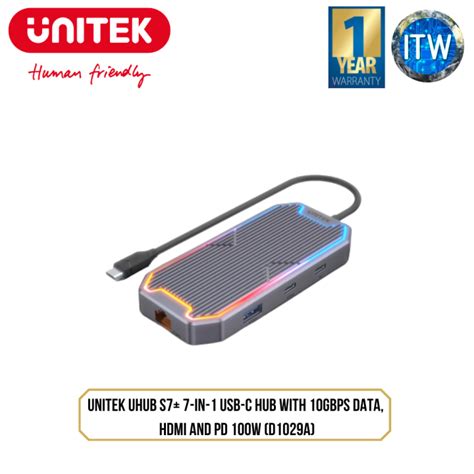 Unitek UHUB S In USB C Hub With Gbps Data HDMI And PD W D A Lazada PH
