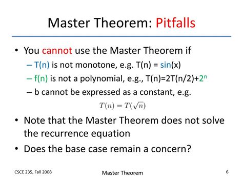 ppt master theorem powerpoint presentation free download id 1223935