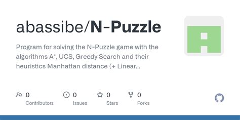 GitHub Abassibe N Puzzle Program For Solving The N Puzzle Game With The Algorithms A UCS