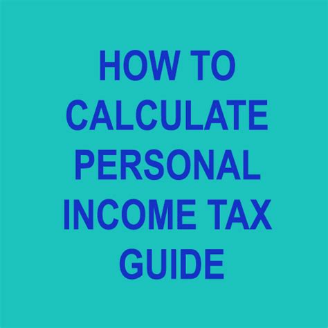 HOW TO CALCULATE PERSONAL INCOME TAX GUIDE App On Amazon Appstore