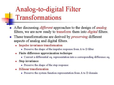Chapter 8 Iir Filter Design Gao Xinbo School