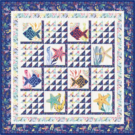 Along The Coast Migration Quilt The Blank Quilting Corp