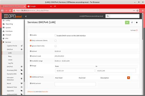 Setting Up An Opnsense Network Firewall — Securedrop Latest Documentation