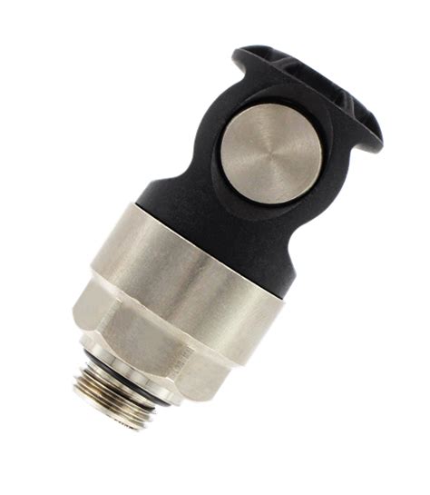 Quick Connect Safety Couplings Anti Scratch Design Iso C Bsp Male Dn5 5 Mm For Compressed Air