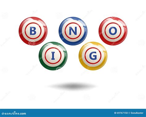 Flying Bingo Balls Stock Vector Illustration Of Gamer 69767150