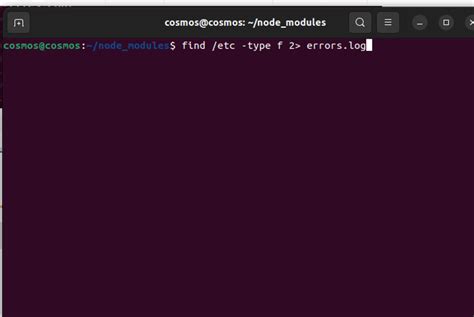 How To Redirect Standard Stderr Error In Bash Geeksforgeeks