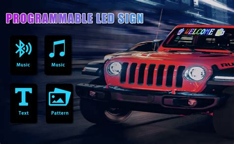 led sign huge bright advertising programmable scrolling