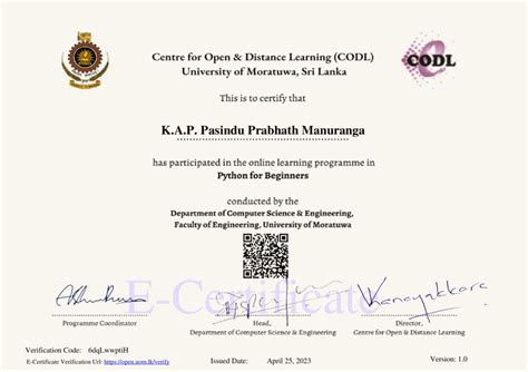 Pasindu Prabhath On Linkedin Python Programming Learning Codl Uom