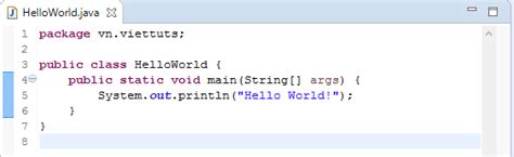 Cài đặt môi trường Java tạo java project trên eclipse Viettuts