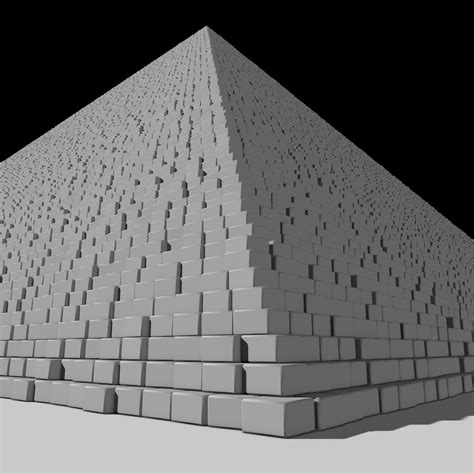 Pyramid Great Giza 3d Model Turbosquid 1281801