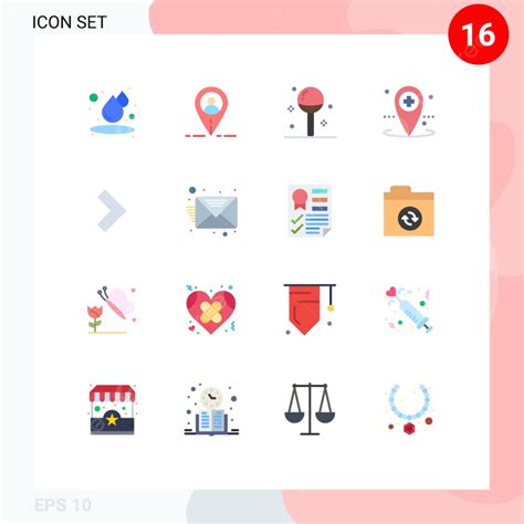 Mobile Ui Interface Vector Design Images Mobile Interface Flat Color Set Of 16 Pictograms Of