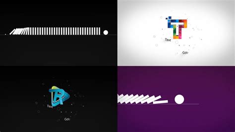 Minimal Dynamic Domino Logo Reveals Logo Stings Ft Broadcast Logo