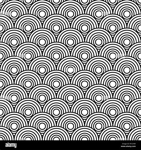 Concentric Circle Overlap Stock Vector Images Alamy