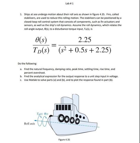 solved lab 1 1 ships at sea undergo motion about their