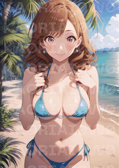 [open] Anime Girls Micro Bikini Poster Pack Adopt By Kaoriai0w0 On