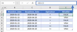 Comparer Deux Dates Dans Excel Et Google Sheets Automate Excel