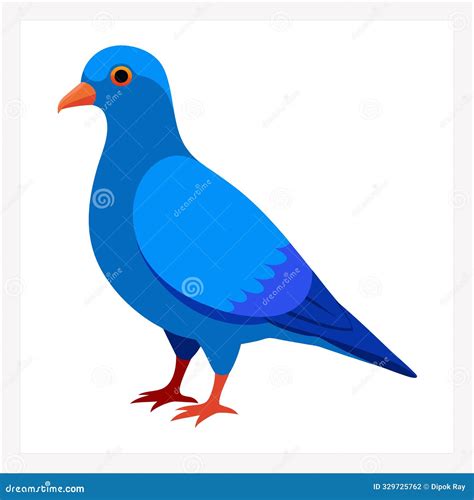 A Dove Bird Vector Art Illustration Stock Vector Illustration Of