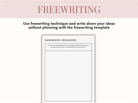 Writer Brainstorming Writing Template For Writers Block Creative Writing Brainstorm Template