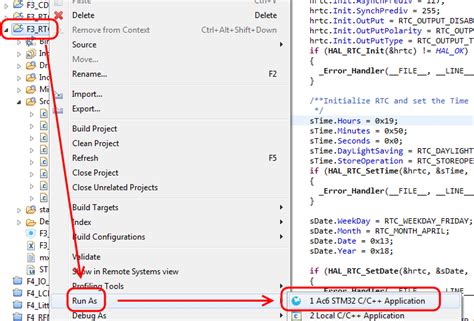 Rtc Stm Example Code