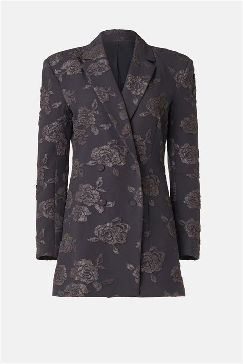 3d Flower Blazer Dress By Rotate Rent The Runway