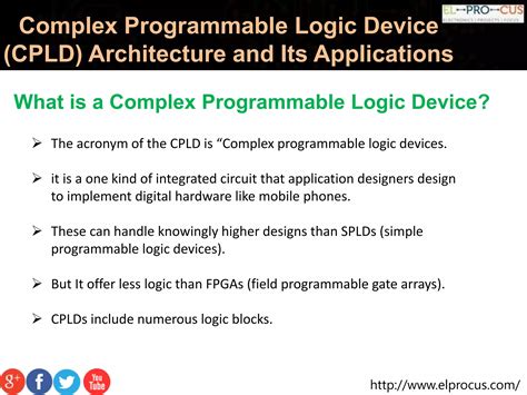 Complex Programmable Logic Device Cpld Architecture And Its Applications Pptx