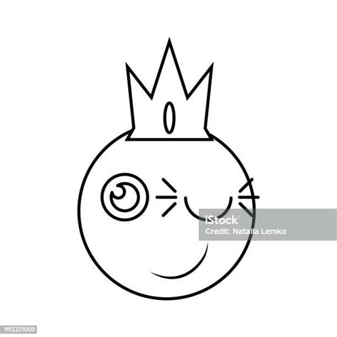 Emoji King Icon Stock Illustration Download Image Now Art Black
