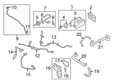 2017 2019 Ford Escape Vapor Canister Purge Solenoid Gv6z 9d289 E