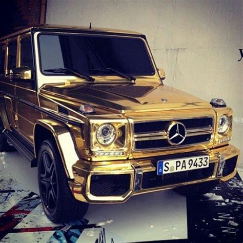 Gold Mercedes Benz G Class