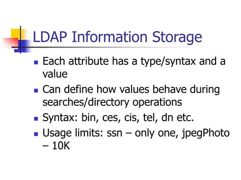 Ppt The Ldap Protocol Powerpoint Presentation Free Download Id