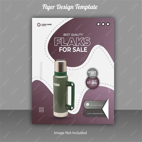 Best Flaks For Sale Flyer Design Template Premium Vector
