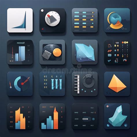 set of info graphics elements and icons for mobile applications and web