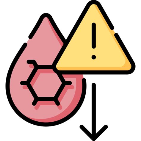 Icono De Hipoglucemia Special Lineal Color