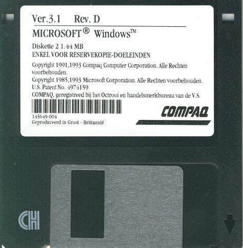 Microsoft Windows 3 1 Dutch Compaq OEM Rev D 3 5 1 44mb Microsoft Free Download