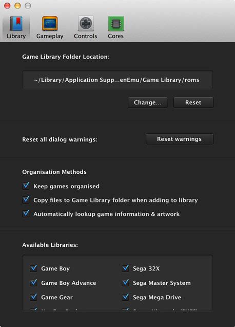 OpenEmu For Mac Is A Robust Emulator For GBA SNES NDS More