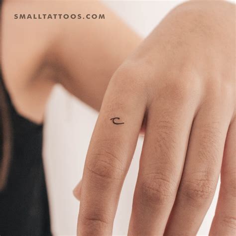 Tiny C Tattoos