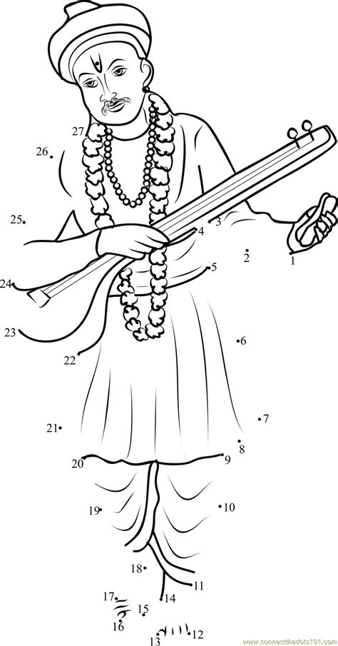 Sant Namdev Maharaj Dot To Dot Printable Worksheet Artofit