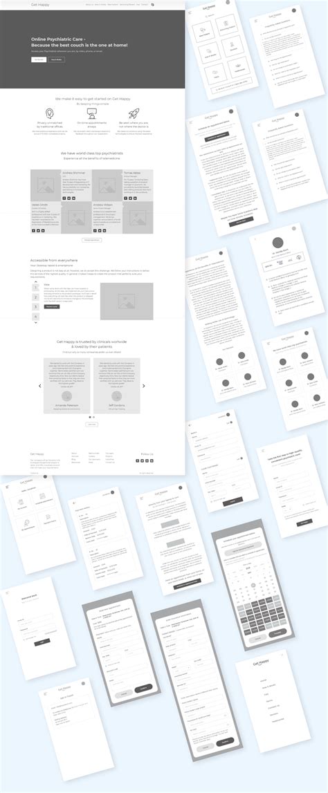 Get Happy Web Mobile App Design On Behance